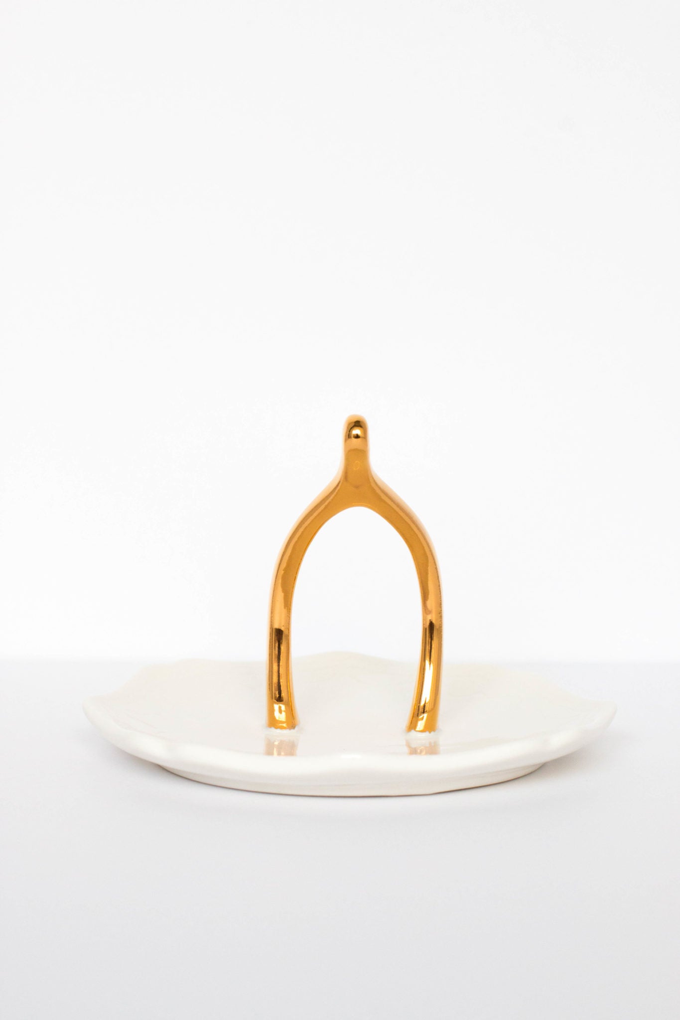 Golden Wishbone Ring Dish – Gathered Home